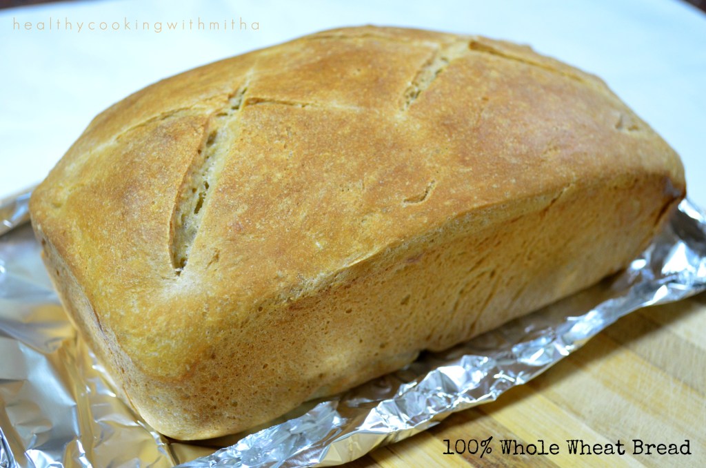 Whole wheat bread / Atta bread | Healthy cooking with Mitha