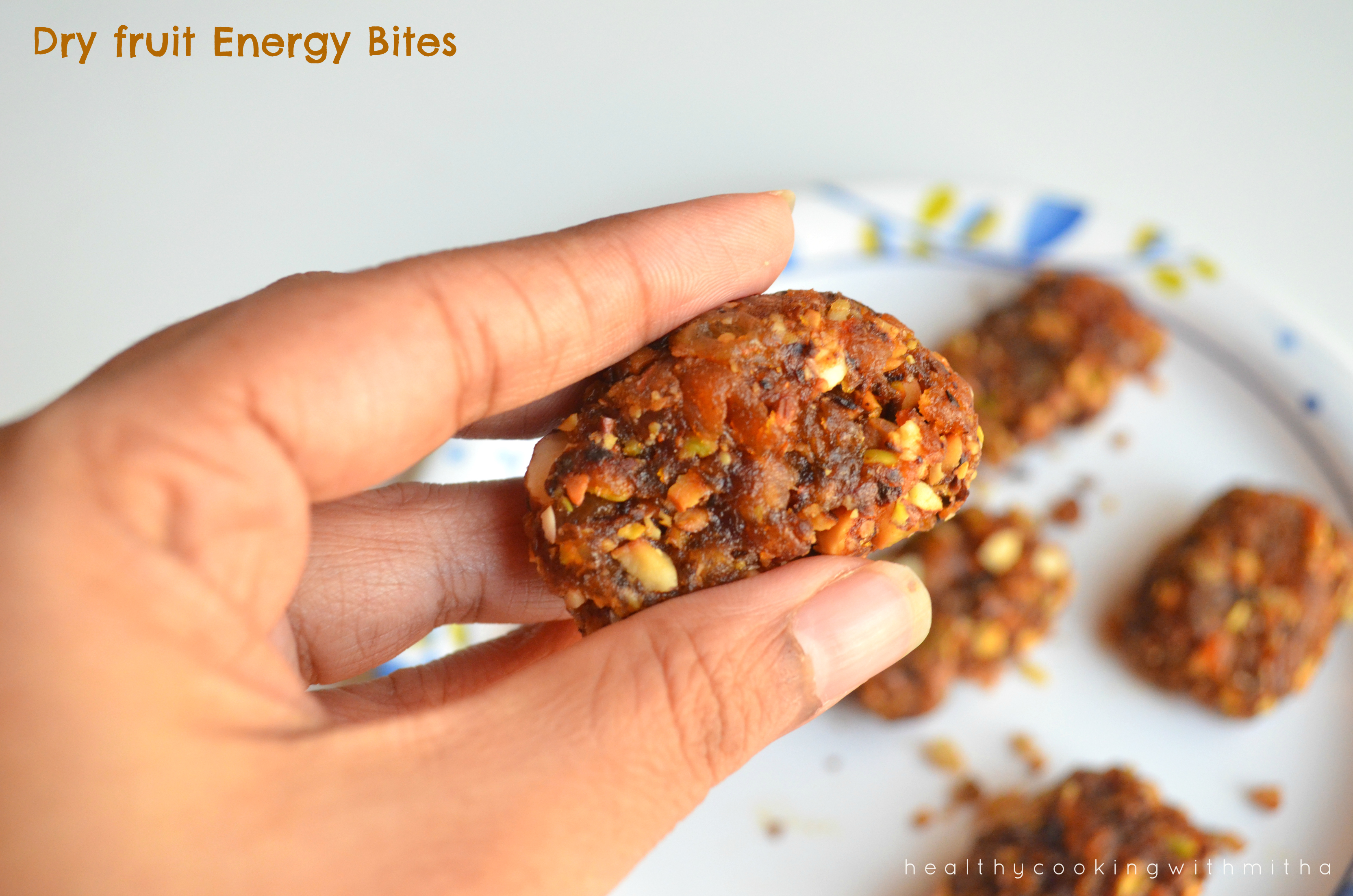 Dry fruit bites | Healthy cooking with Mitha