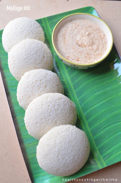 Mallige Idli | Healthy cooking with Mitha