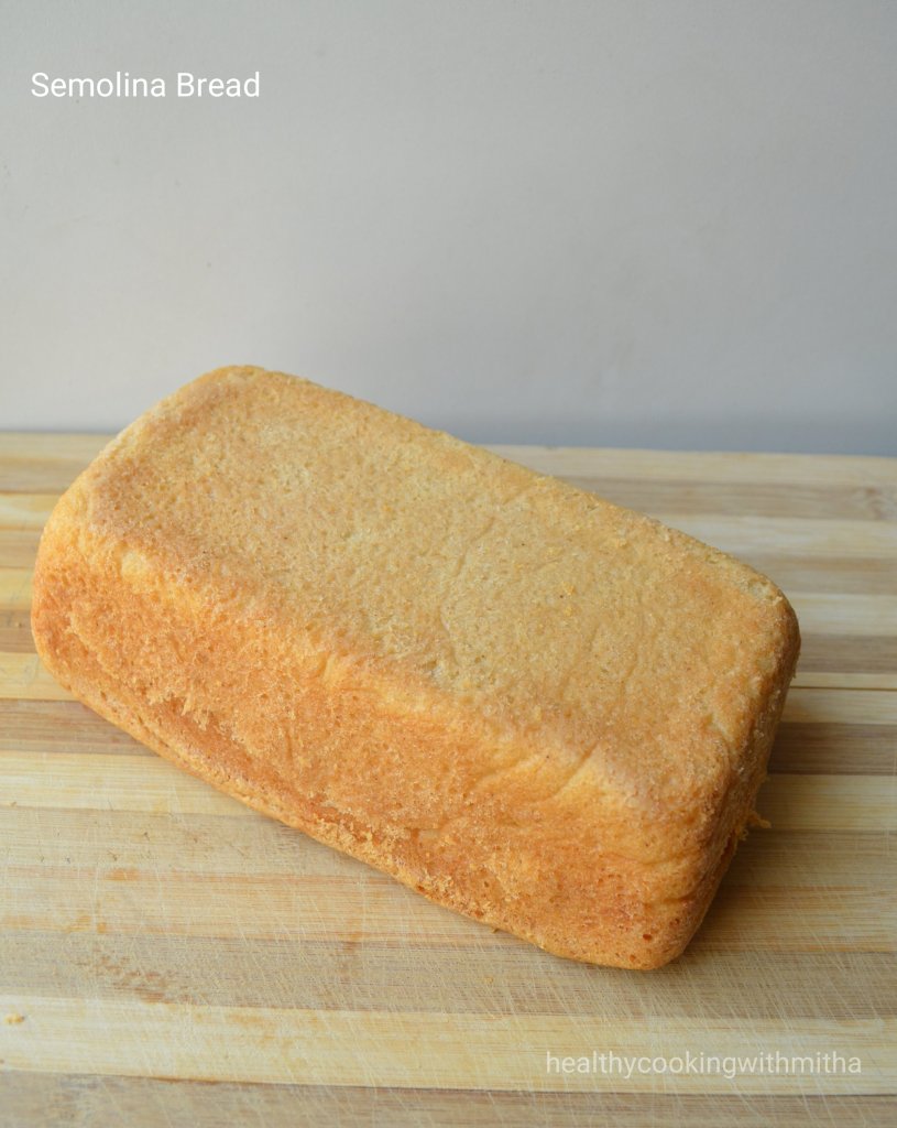 Semolina Bread | Rava Bread | Sooji Bread | Healthy cooking with Mitha