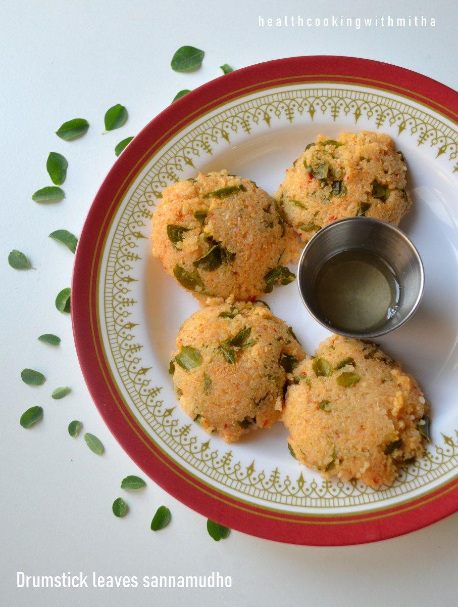 Mashinga palle sannamuddo | Drumstick leaves spicy idlis Konkani style ...