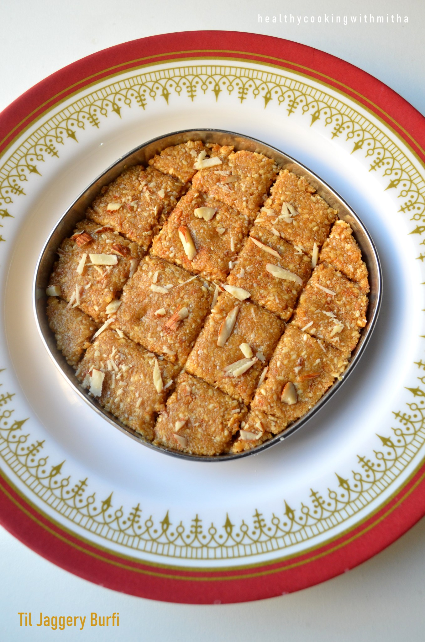 Til Jaggery Burfi | Easy 15 min, 3 ingredient sweet recipe | Healthy ...