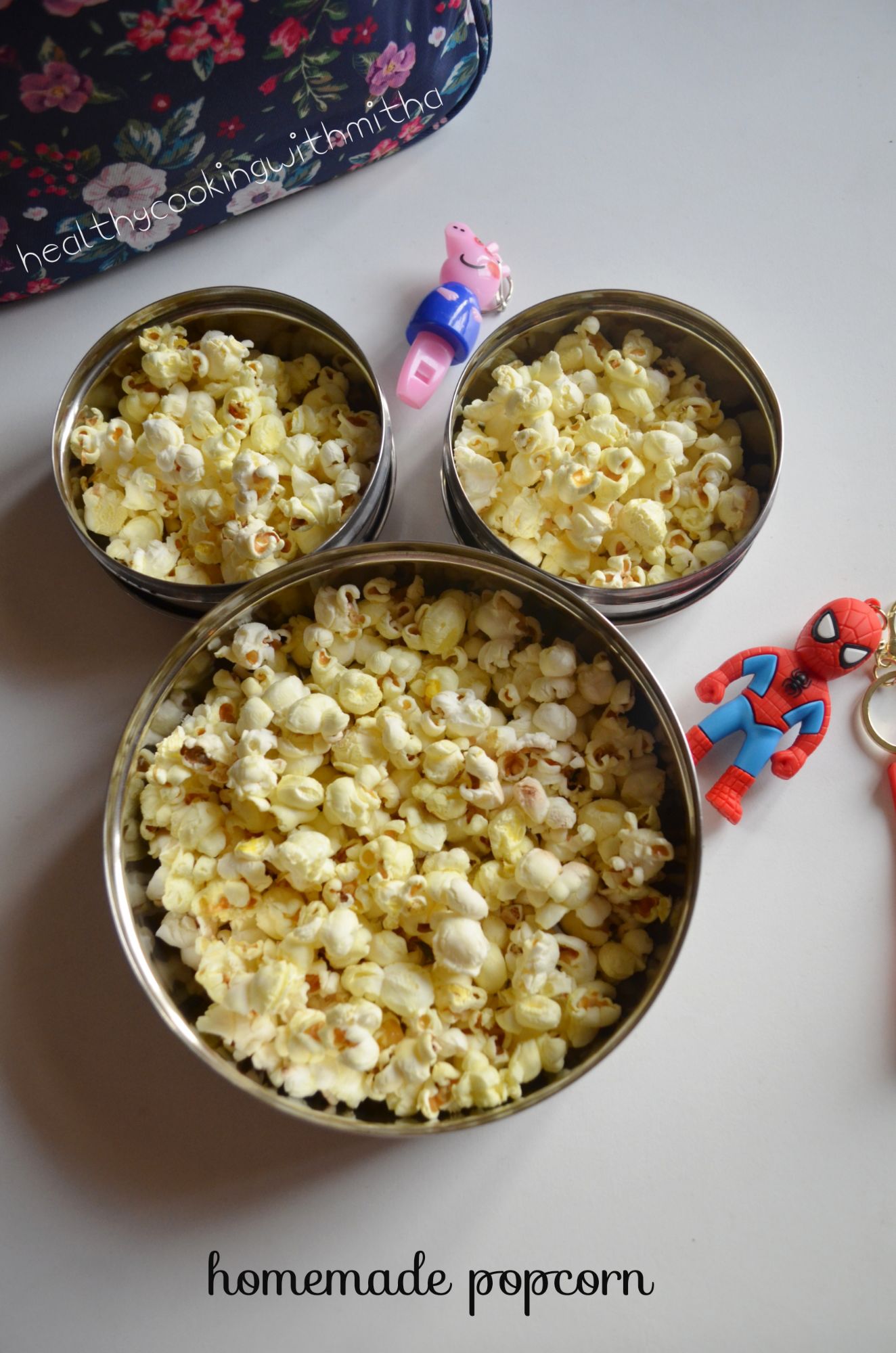 Homemade popcorn| Easy popcorn recipe from corn kernels | Healthy ...